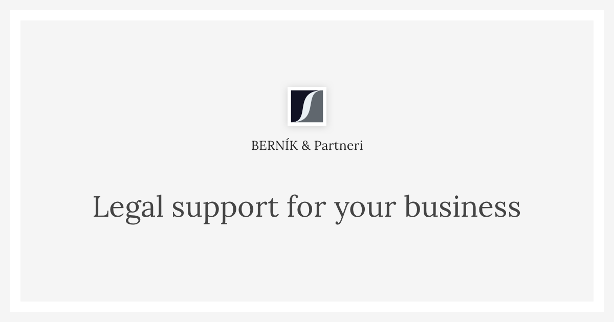 Berník & Partners, s.r.o. | law firm | Slovakia